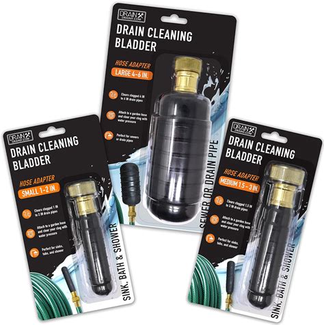 Drainx Hydro Pressure Drain Cleaning Bladder Fits 1 To 6 Drain