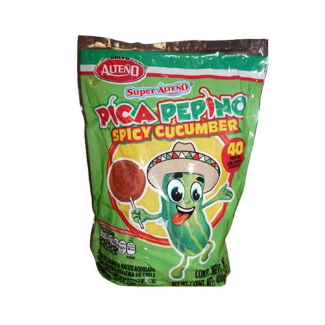Alteno Super Mas Pica Pepino 40pc Dulcelandia Candy Stores