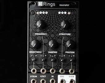 Mutable Instruments Plaits Eurorack Synth Oscillator Module Oscillosaurus Black Gold Etsy