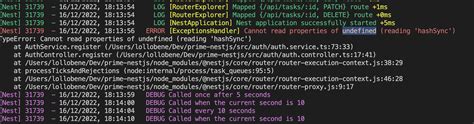 Cannot Read Properties Of Undefined Reading HashSync BUG Issue