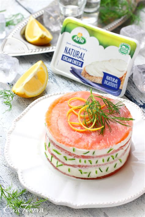 Милфьой с пушена сьомга