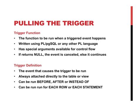 Plpgsql An Introduction On Using Imperative Programming In Postgresql Ppt