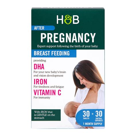 Holland And Barrett Breastfeeding Support 30 Tablets And 30 Capsules