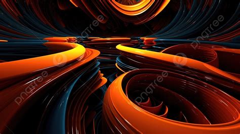 주황색과 파란색 소용돌이가 있는 3d 벽지 3d 추상적 인 배경 고화질 사진 사진 배경 일러스트 및 사진 무료 다운로드 Pngtree