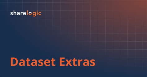 Dataset Extras Unifi Documentation