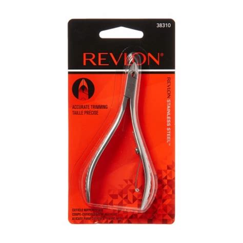 Revlon Half Jaw Cuticle Nipper 1 Ct Smiths Food And Drug