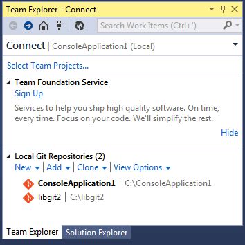 Git Git In Visual Studio