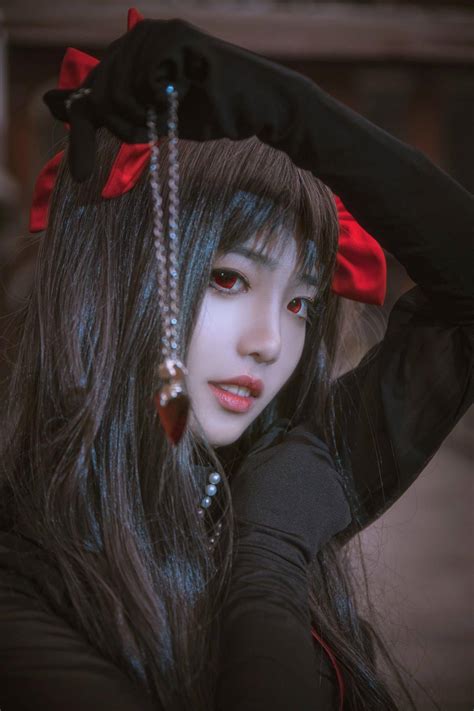 Fate 远坂凛cosplay莫冰悠