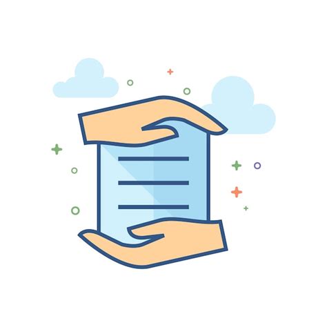 Ilustración De Vector De Estilo De Color Plano De Icono De Protección