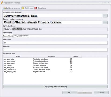 SOLIDWORKS Electrical Application Settings For Single And Multi Users