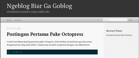 Instalasi Dan Konfigurasi Octopress Di Fedora Jaranguda