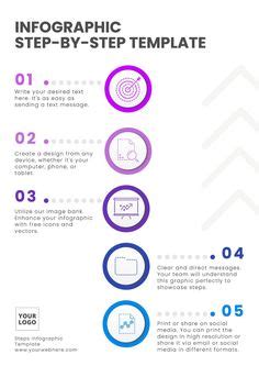Infographic Step By Step Template Free