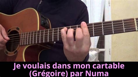 Grégoire Je Voulais Dans Mon Cartable Communauté MCMS