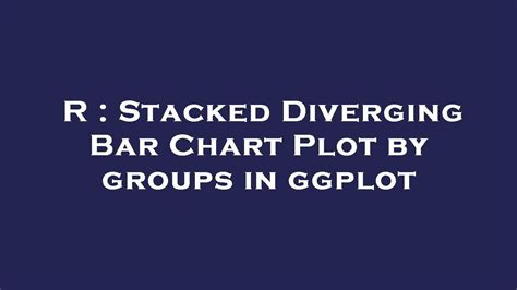 R Stacked Diverging Bar Chart Plot By Groups In Ggplot Youtube