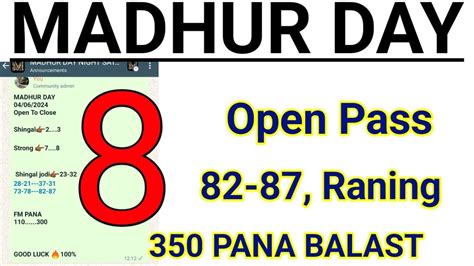 Madhur Day Matka Today Trick Madhur Day Satta Matka Today