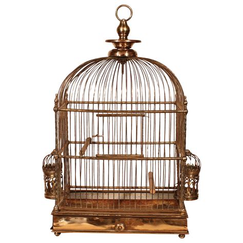 Brass Bird Cage 19th Century Decorative Obj Antikeo