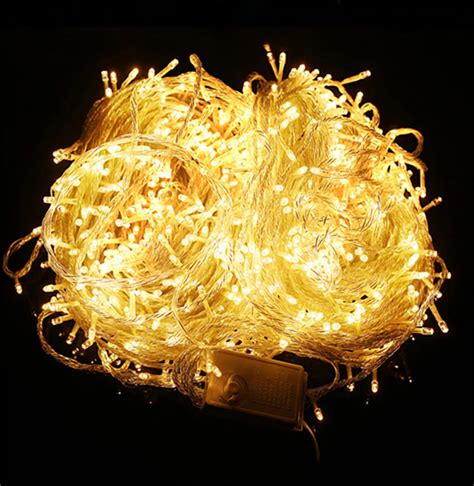 M Led String Fairy Lights Christmas String Garland Modes V For Holiday Xmas Garland