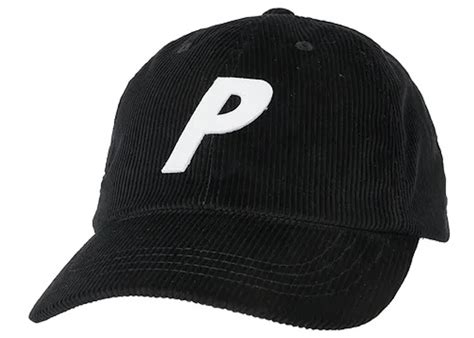Palace P Tech Cord 6 Panel Black Fw22 Us