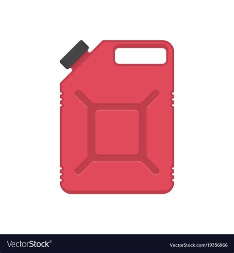 Gasoline Canister Royalty Free Vector Image Vectorstock