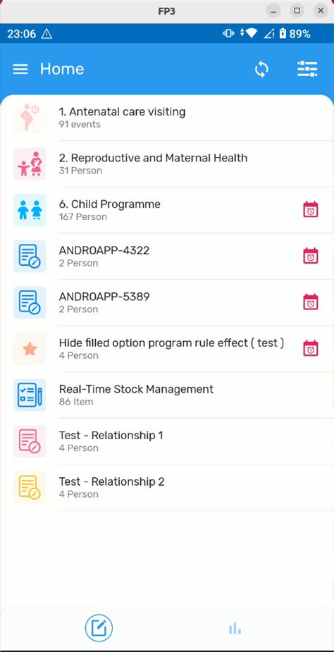 Analytics Button Not Available On The Home Screen Mobile Dhis2