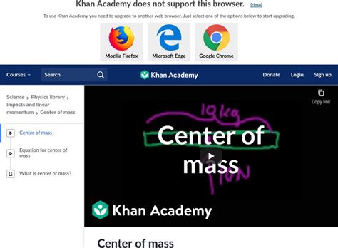 Khan Academy Moments Torque And Angular Momentum Center Of Mass