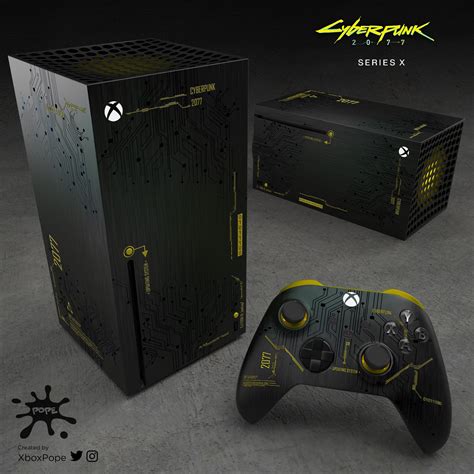 Энтузиаст показал Xbox Series X выполненную в стилистике Cyberpunk