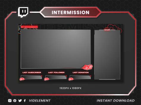 Stream Overlay Stream Overlay Package Twitch Stream Overlay Stream Overlay Animated Stream