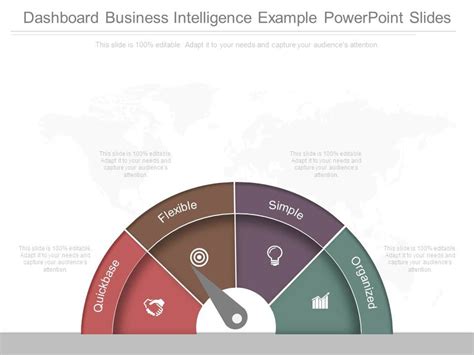 Dashboard Business Intelligence Example Powerpoint Slides Powerpoint
