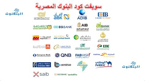جدول رموز سويفت كود البنوك المصرية أرقام Swift Code جميع البنوك فى مصر