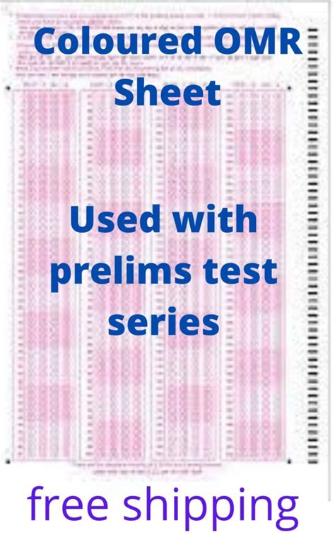 Mcqs Omr Sheet For Practice Sheets Upsc Prelims Omr Sheet Booknet