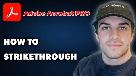 How To Strikethrough On Adobe Acrobat Pro Full 2024 Guide Youtube