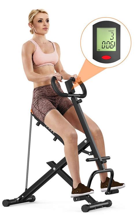 Bigzzia Bauchtrainer Bauchmuskeltrainer Faltbar Ab Trainer Ganzkörper