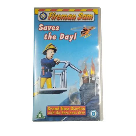 Fireman Sam Saves The Day Vhs Pal £1399 Picclick Uk