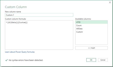 Database Adding New Colums At Query Editor From Table Stack Overflow