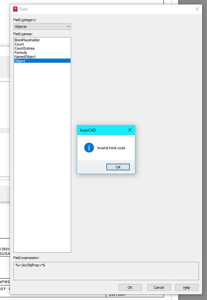 Autocad Fields Not Working Autodesk Community