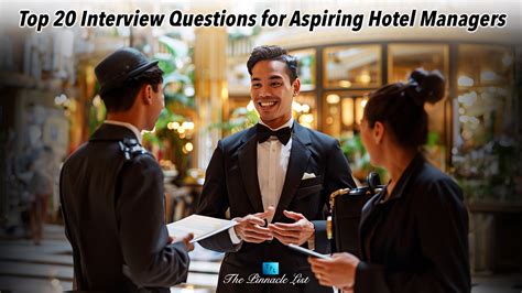 Top 20 Interview Questions For Aspiring Hotel Managers The Pinnacle List
