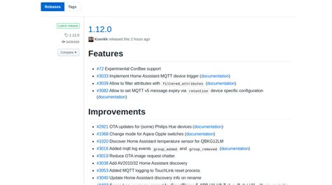 Zigbee2mqtt Se Actualiza A La Versión 1120 Domótica En Casa