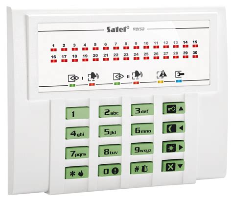 Keypad For Alarm Control Panel Versa Led Gr Satel Led Keypads Delta