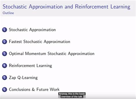 Archived Post Stochastic Approximation And Reinforcement Learning