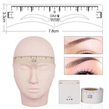 50PCS Roll Disposable Tattoo Measure Tools Microblading Eyebrow Sticker