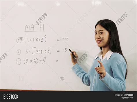 Asian Female Teacher Image And Photo Free Trial Bigstock