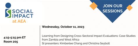 Join Us At Aea Evaluation Conference 2023 Social Impact