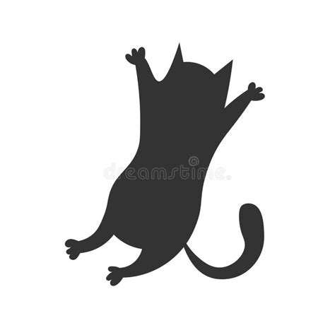 Cat Vector Icon Cat Silhouette Symbol Linear Style Sign For Mobile Concept And Web Design