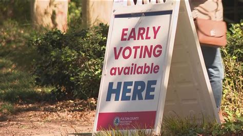 Georgia Voting Numbers 2 Million Early Votes Cast