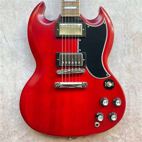 Epiphone 1961 Les Paul Sg Standard 2023 Aged Sixties Cherry Tone Wolf
