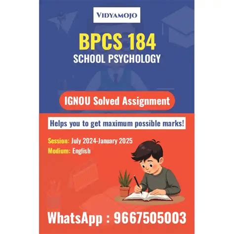 IGNOU BPCS Solved Assignment English Medium PDF