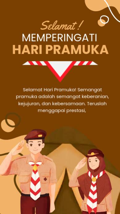 Selamat Hari Pramuka Template Postermywall