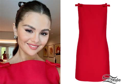Selena Gomez Red Mini Dress Steal Her Style