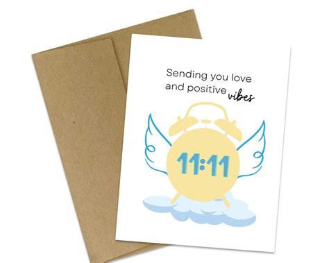 Empathy Card Signs From Above Compassion Card 1111 Thinking Of