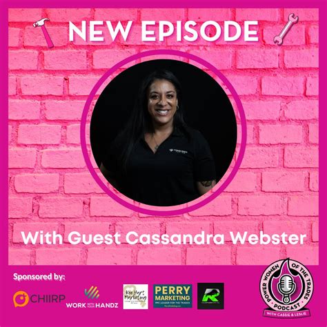Cassandra Webster On Linkedin Powerwomenofthetradespodcast Instagram